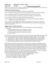 Practice Midterm Pdf Statistics Midterm Exam Version A Name Spring Points TA