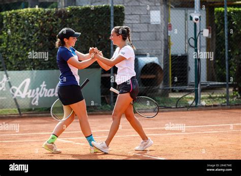 Milan Italy 27th May 2023 Noemi Basiletti And Gaia Maduzzi During The Tennis Internationals