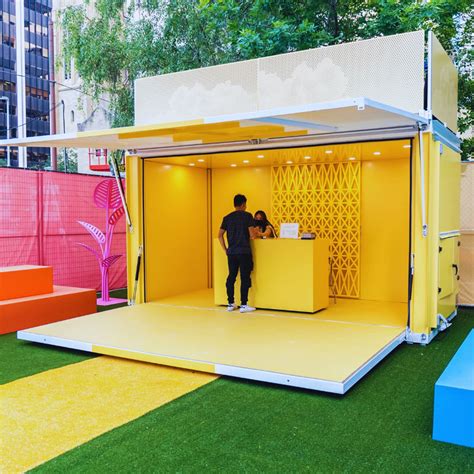 Event Pop Up Container Steel Space Concepts