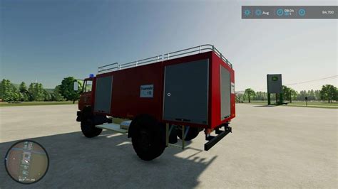 Fs22 Mercedes Benz Lk 1124 Afe Ziegler Tlf 1645 V 10 Fire Department Mod Für Farming Simulator 22