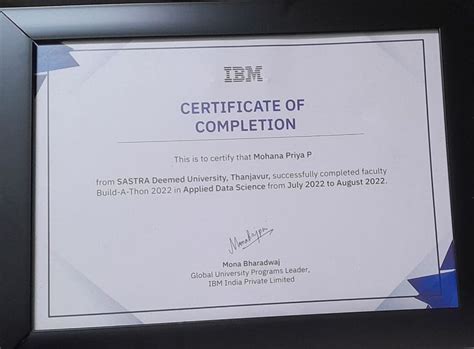 Dr P Mohana Priya On Linkedin Machinelearning Cloud Ibm Watson