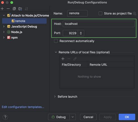 Running And Debugging Nodejs Webstorm Documentation