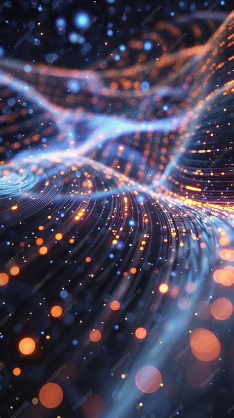 Premium Photo Data Flow Abstract Representation