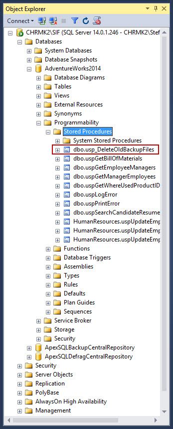 How To Delete Old Database Backup Files Automatically In Sql Server