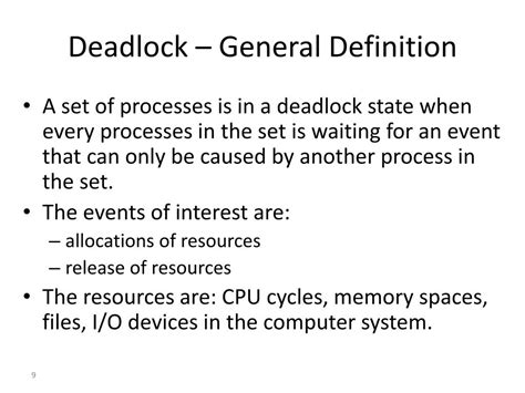 Ppt Managing Deadlocks In Operating Systems Powerpoint Presentation