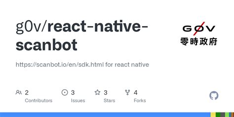 Github G0v React Native Scanbot En Sdk Html For