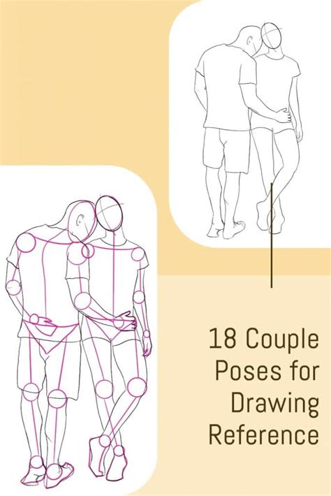 Drawing Couple Poses Reference