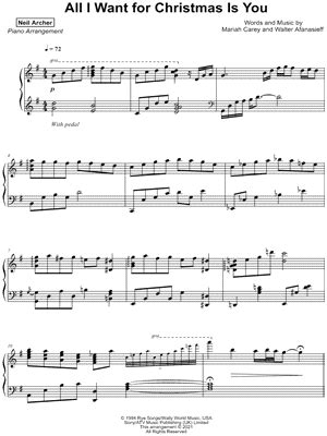 All I Want For Christmas Is You Sheet Music 119 Arrangements