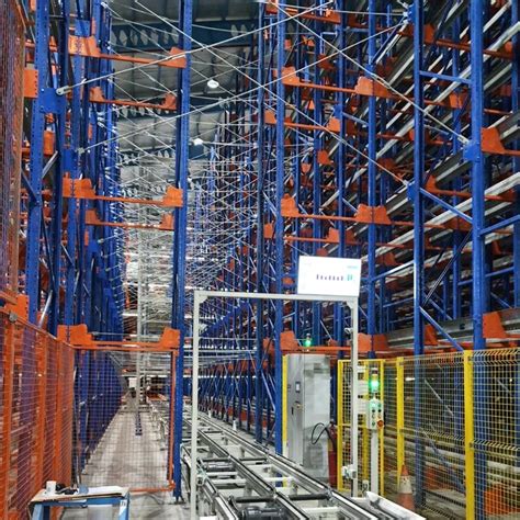 Automated Storage Retrieval System Asrs With Shuttle Pallet Racking Warehouse Agv And Asrs