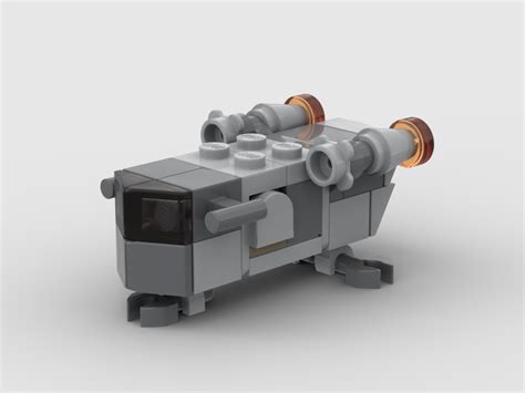 Lego Moc Micro Razor Crest By Papul Rebrickable Build With Lego