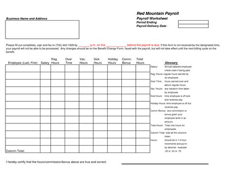 Payroll System Excel Template Mindlod