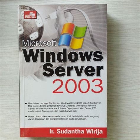 Jual Buku Komputer Microsoft Windows Server Administrator Jaringan