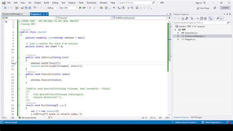 [video] Maria Zulfiqar On Linkedin Single Resposibility Principle Explained With A Demo Code