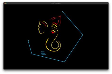 Drawing Ganesha Using Python Turtle Graphics Drawing Ganpati Using Python Codewithcurious