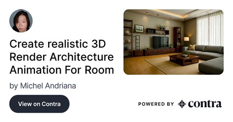 Create Realistic 3d Render Architecture Animation For Room By Michel