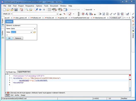 Xml Schema Definition Creation Journal Part 2 Xsd File With Xml