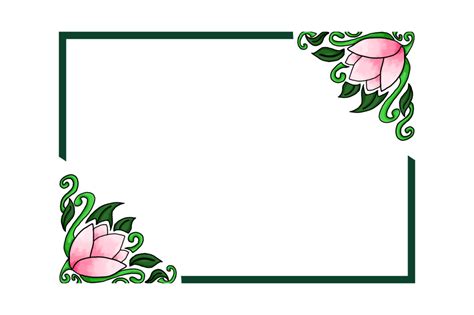 Flowers Border Pngs For Free Download
