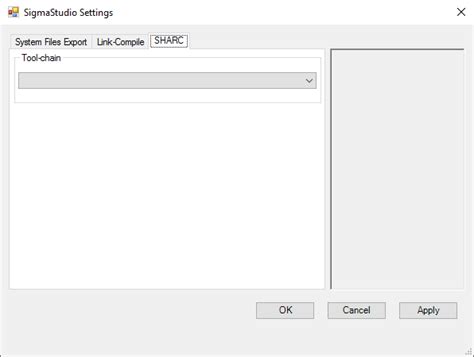 SigmaStudio CCES Not A Valid Tool Chain On Win Q A SigmaDSP Processors SigmaStudio Dev
