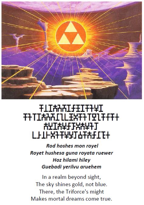 Reconstructed Hylian Language Page 2 Creative Corner Zelda