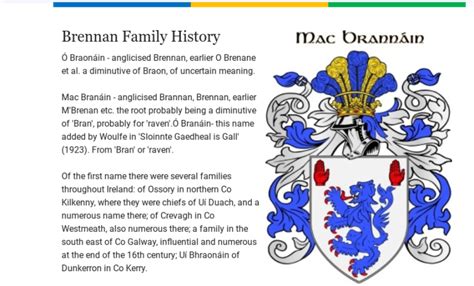 Tracing Your Irish Ancestry The Brennan Clan Secret Ireland