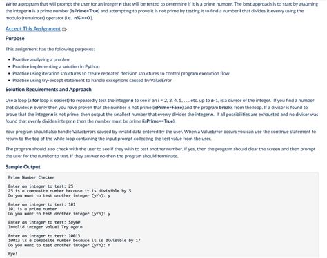 Solved Write A Program That Will Prompt The User For An Chegg