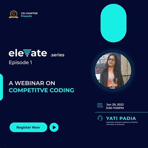 Csi Chapter Vit Ap On Linkedin Csi Chapter Presents Elevate Series