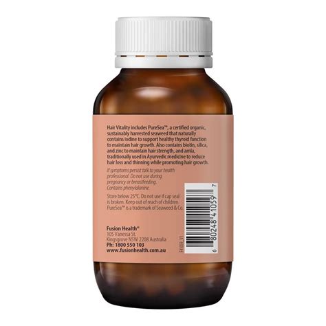 Buy Fusion Hair Vitality 60 Tablets Online At Chemist Warehouse®