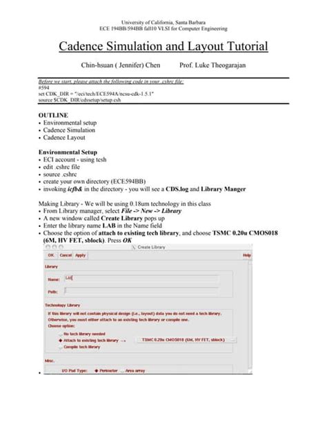 cadence simulation pdf