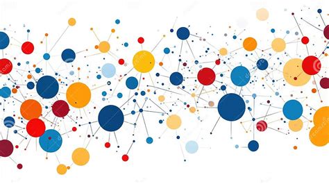 Artistic Design Displaying Connected Circles As A Symbolic Representation Of Collaboration