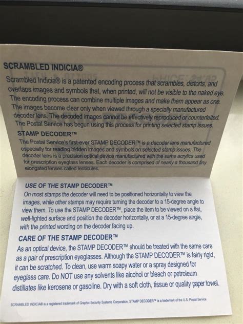 Usps Stamp Decoder For Hidden Messages In Stamps From 1997 2004