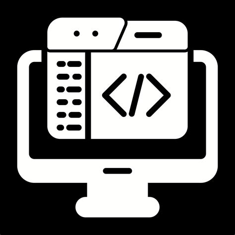 Code Editor Vector Icon Vector Art At Vecteezy