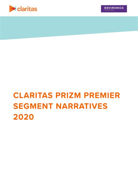2020 Form Claritas Prizm Premier Segment Narratives Fill Online