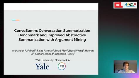 Underline Convosumm Conversation Summarization Benchmark And