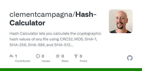 GitHub Clementcampagna Hash Calculator Hash Calculator Lets You Calculate The Cryptographic