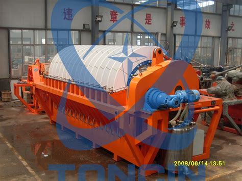 금 가공용 회전식 진공 필터 고체 액체 분리 세라믹 디스크 진공 필터 원자력 산업에서 세라믹 진공 필터 회전식 드럼 필터