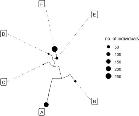 Minimum Spanning Network Genetic Distance Relationship Between Download Scientific Diagram