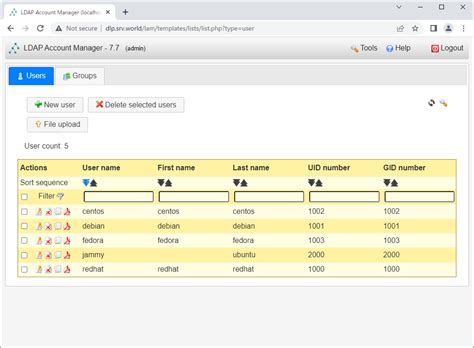 Ubuntu 22 04 LTS OpenLDAP LDAP Account Manager Server World