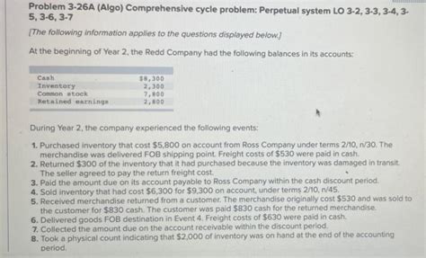 solved problem 3 26a algo comprehensive cycle problem