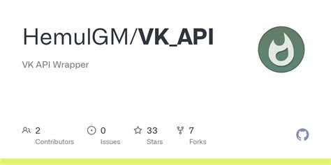Github Hemulgm Vk Api Vk Api Wrapper