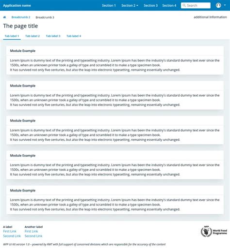 Wfp Wfp Ui Kit Component Encyclopedia Storybook