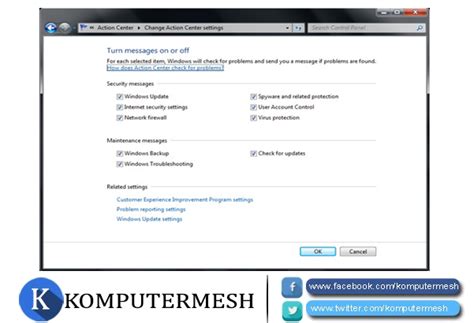 Windows 7 Disable Action Center Letstaia