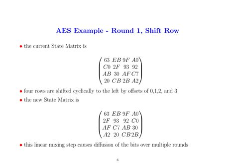 Aes Solved Example On Encryption All Rounds Pdf