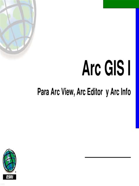 pdf arc gis esri parte 1 y 2 dokumen tips