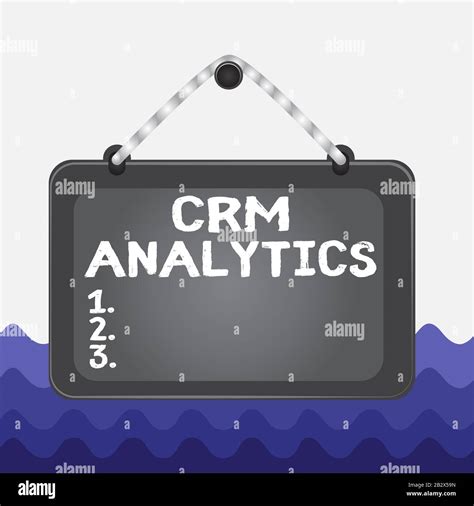 Conceptual Hand Writing Showing Crm Analytics Concept Meaning Applications Used To Evaluate An