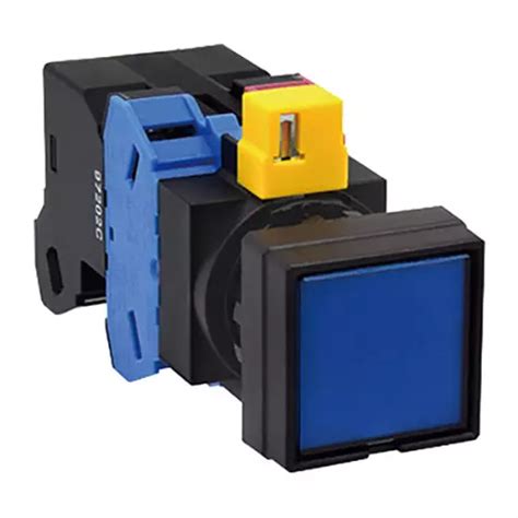 Buy IDEC HW Series Illuminated Push Button Switch Square Flat LED Φ22 mm HW2L A111M2S Online in