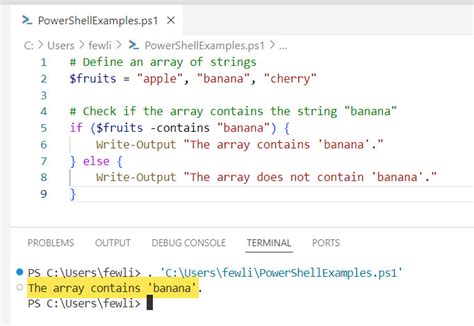 PowerShell Contains Operator With Examples