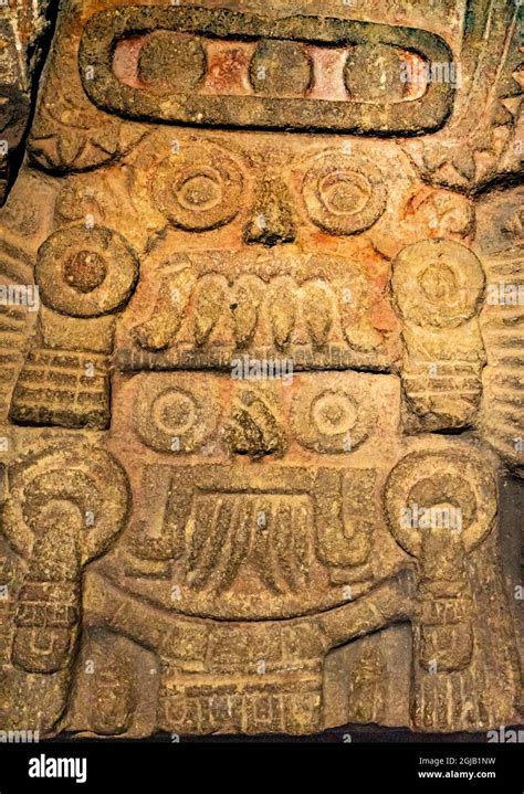 Aztec Astronaut Carving