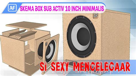 Skema Box Sub10 Inch Minimalis [by Anwar Fasadena] Youtube