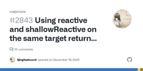 Using Reactive And Shallowreactive On The Same Target Returns The Same