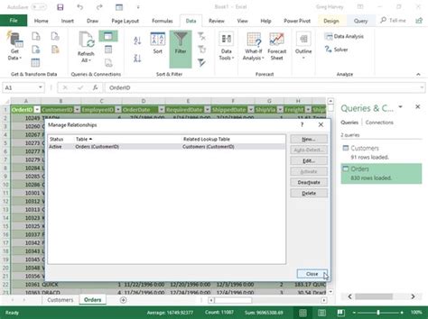 How To Query An Access Database Tables From Excel 2019 Dummies